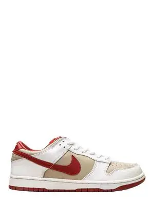 Nike Dunk Low Pro ""light Stone/varsity Red"" Sneakers Grey