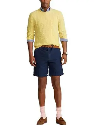 Polo Ralph Lauren Maritime Cotton-linen Blend Shorts - Blue