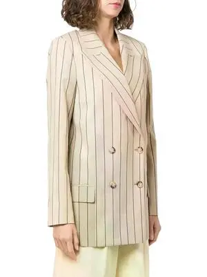 JOSEPH Jonas Double-breasted Blazer - Neutrals