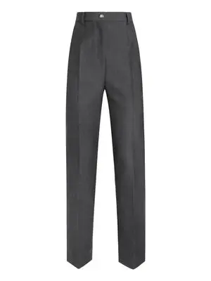 DOLCE & GABBANA Pressed Crease Straight-Leg Trousers