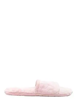 Versace Allover Terry Towelling Slippers - Pink