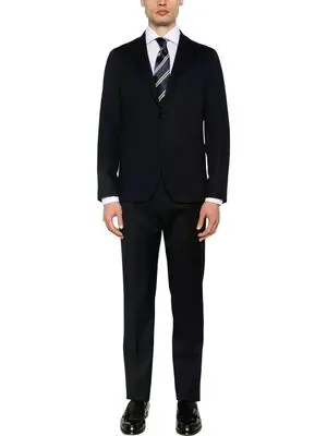 Tagliatore Single-breasted Blazer - Blue