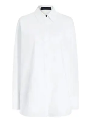Proenza Schouler Cotton Shirt With Buttoned Cuffs - White