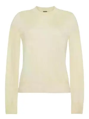 Adam Lippes Fine-knit Crew Neck Jumper - Yellow