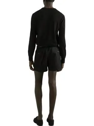 Dolce & Gabbana Logo Plaque Crew Neck Sweater - Black