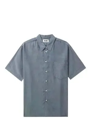 MAGLIANO Logo Print Lyocell Shirt - Grey