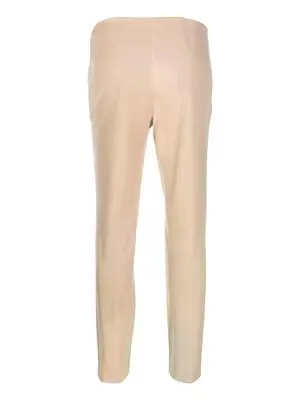 RALPH LAUREN LAUREN RALPH LAUREN Sand Beige Slim-Cut Cotton Blend Trousers