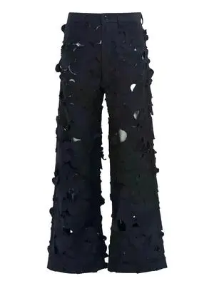 Marni Cut-out Detailing Trousers - Black