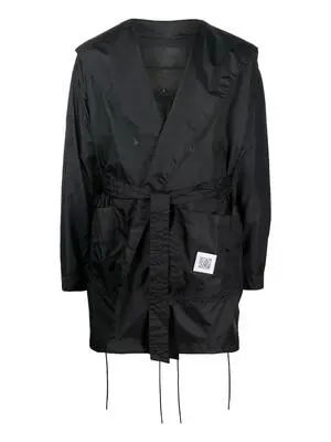 FUMITO GANRYU Fumito Ganryu Reflective Panel Hooded Raincoat