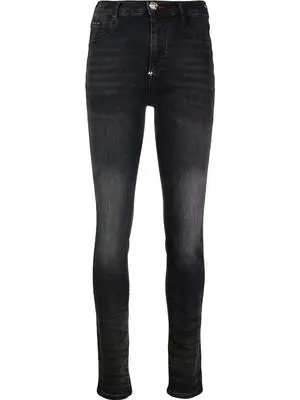 Philipp Plein Philipp Plein High-Waist Skinny Jeans Black