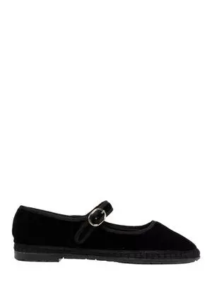 FLABELUS FLABELUS Antonia Ballerina Flats With Buckle Detail Black