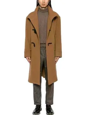 Tagliatore Tapered Wool Blend Trousers - Brown