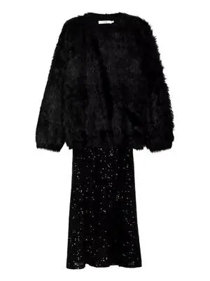 B+AB Sequin Dress Set - Black