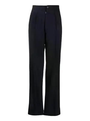 MAISON MARGIELA Maison Margiela Tailored Wool Trousers With Signature Stitching