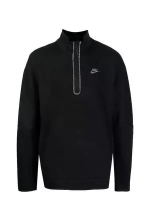 Nike Nsw Tech Fleece Half-zip Sweatshirt - Black