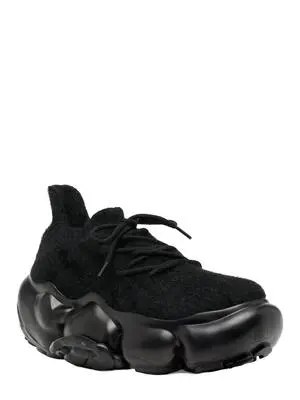 GROUNDS Moopie Hairy Sneakers - Black