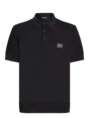 Dolce & Gabbana Wool Polo Shirt - Blue
