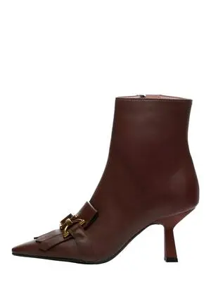 POCHE PARIS Meline Ankle Boots Brown