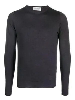John Smedley Lundy Crew Neck Jumper - Grey