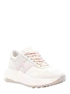 Hogan Almond Beige Lace-up Sneakers - Neutrals