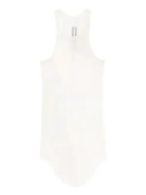 Rick Owens Fine-ribbed Tank Top - Neutrals