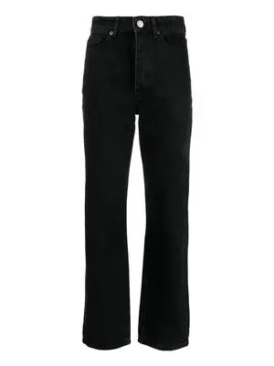 BY MALENE BIRGER Straight-leg Organic Cotton Jeans - Black