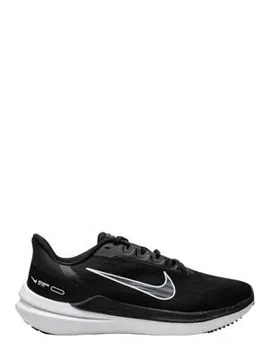 Nike Winflo Lace-up Round Toe Sneakers - Black