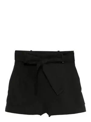 MONCLER Moncler Gabardine Shorts With Tied Waist