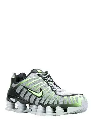 Nike Shox Mesh Panel Sneakers - Grey