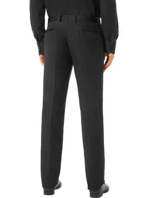 BILLIONAIRE Pressed-crease Trousers - Black