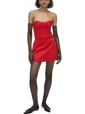 Marc Jacobs The Duchess Skirt Red