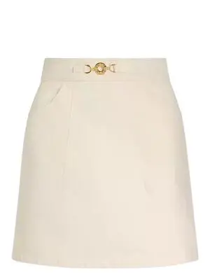PATOU A-line Mini Skirt - Neutrals
