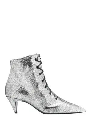 Saint Laurent Tone Kiki Boots - Silver