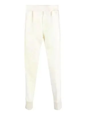 JIL SANDER Elasticated-waistband Wool Track Pants - Neutrals