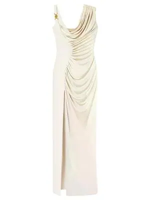 Versace Medusa '95 Draped Gown - Neutrals