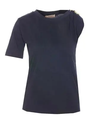 TWINSET TWINSET Asymmetric T-Shirt With Chain Detail