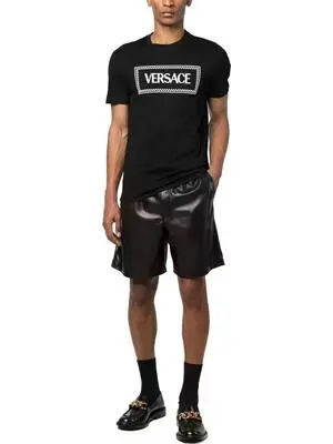 Versace Logo-detail T-shirt - Black