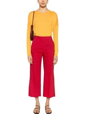 Theory Tailored Trousers - Red