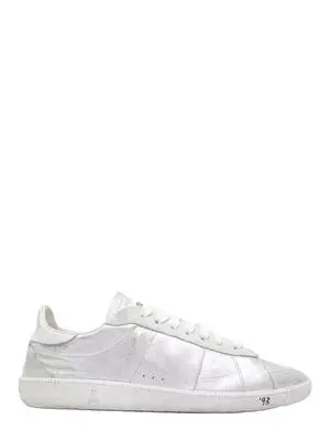 Patrizia Pepe Tone Goatskin '93 Sneakers - Silver