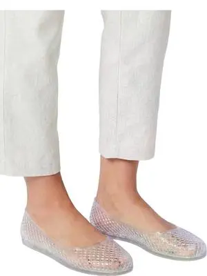 ANCIENT GREEK SANDALS Iro Ballet Flats - White