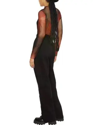 Gcds Cotton Appliqué Logo Track Pants - Black