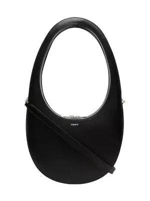Coperni Swipe Leather Tote Bag - Black