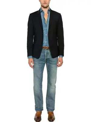REVERES 1949 Single-breasted Blazer - Blue