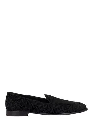 Dolce & Gabbana Classic Velvet Slippers - Black