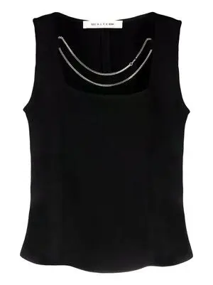 1017 Alyx 9sm Sleeveless Blouse With Chain Detail - Black