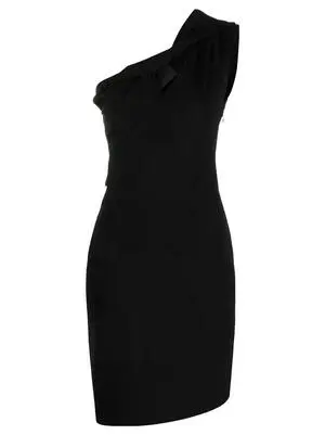 Givenchy One-shoulder Mini Dress - Black