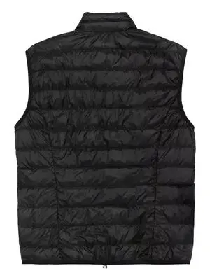 EA7 Logo-print Padded Gilet - Black