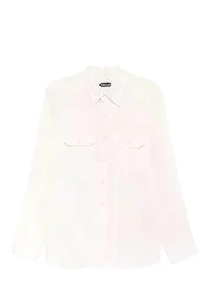 TOM FORD Twill Shirt - Neutrals