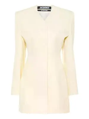 Jacquemus La Robe Cubo Mini Dress - Yellow