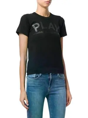 PLAY COMME DES GARCON Comme Des Garçons Play Printed Cotton T-Shirt